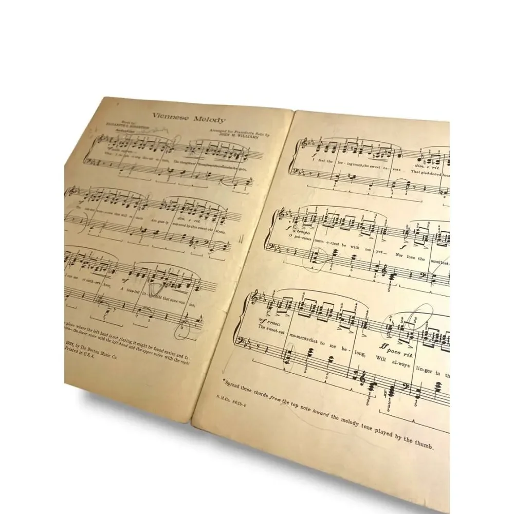 The Boston Music Co | Accents | 931 Viennese Melody Sheet Music ...